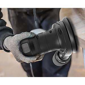 Powertough SA002 20v Cordless Random Orbital Sander 6-step Speed With 2.0A BatteryAnd Fast Charger 1pcs 125 Sander Wheel And 6pcs 125mm Sander Paper With Dust Bag