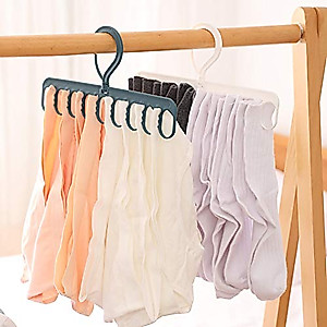 Clothes Hanger, Laundry Drying Rack Multi-use Strong Construction Plastic Home Hotel Apartment Excellent Clamping Organizer Hanger for Gifts - Grey