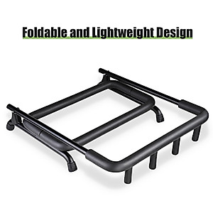 Superlative Stands Multiple Guitar Stand Rack; Foldable Display Holder for 3 Guitars; Electric Bass Stage Display Holds Up to Three Black