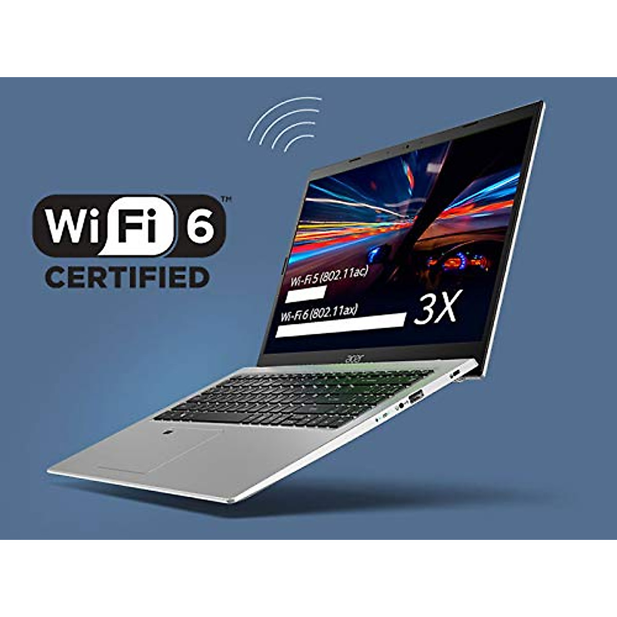 Acer Aspire 5 A517-52-58UL Laptop | 17.3" Full HD IPS Display | 11th Gen Intel Core i5-1135G7 | Intel Iris Xe Graphics | 8GB DDR4 | 512GB SSD | WiFi 6 | Fingerprint Reader | BL Keyboard | Windows 11