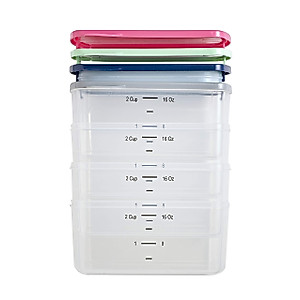 Fit & Fresh 225HL Cup Portion Control Container Set, 2, Green