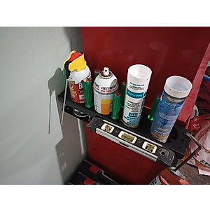 MUTUACTOR Super Power Tool Organizer,Non-slip 4 Drill Holder Magnetic Mount with 2 Layer Heavy Duty Metal Power Tool Storage Rack,Garage Tool Organizer Storage Screwdriver Plier Impact Drill Drivers