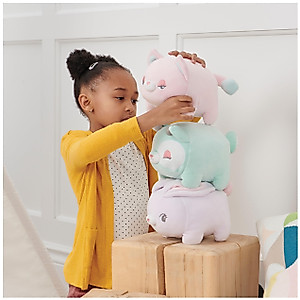 GUND Glow Bops BunBop Bunny Stuffed Animal, Touch Activated Glow in The Dark LED Plush Toy, Squishy Toy for Ages 3 and Up, 8”