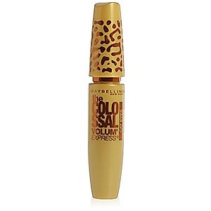 Maybelline New York Volume Express Colossal Cat Eyes Washable Mascara, Glam Black, 0.31 Fluid Ounce