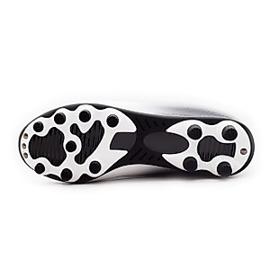 zephz Wide Traxx White/Black Soccer Cleat Adult 13