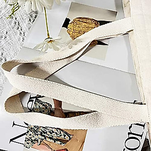 Keanoo Canvas Tote Bag for Aesthetic Women, Cute Tote Bags with Zipper Big Canvas Shoulder Bag for Shopping Beach Gift