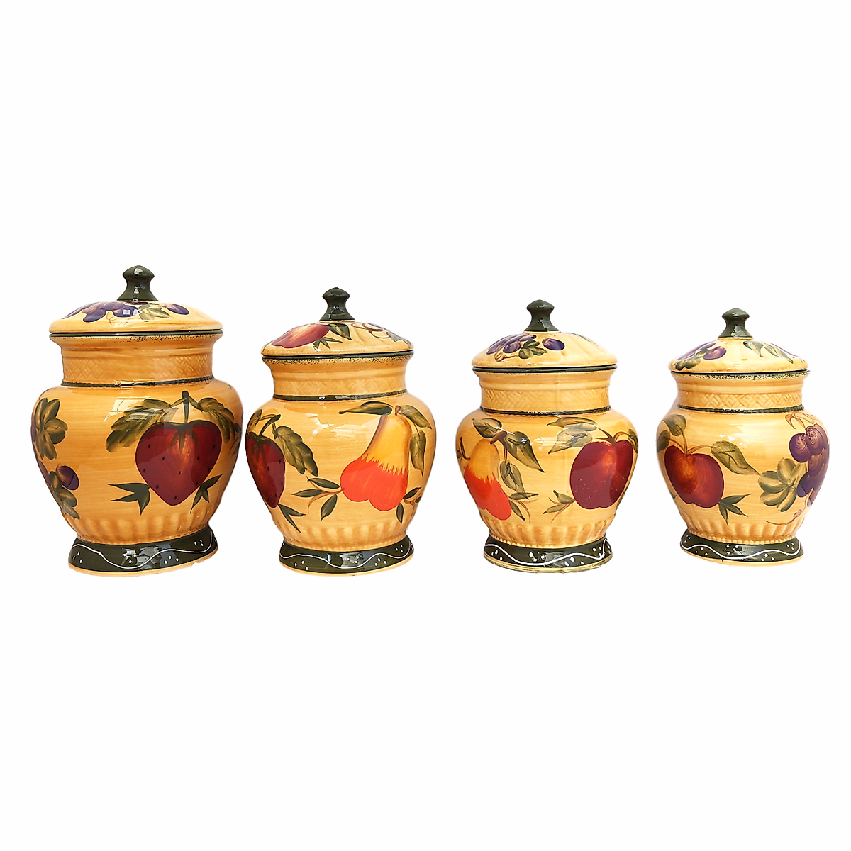 ACK European Fruit Kitchen Canister Set