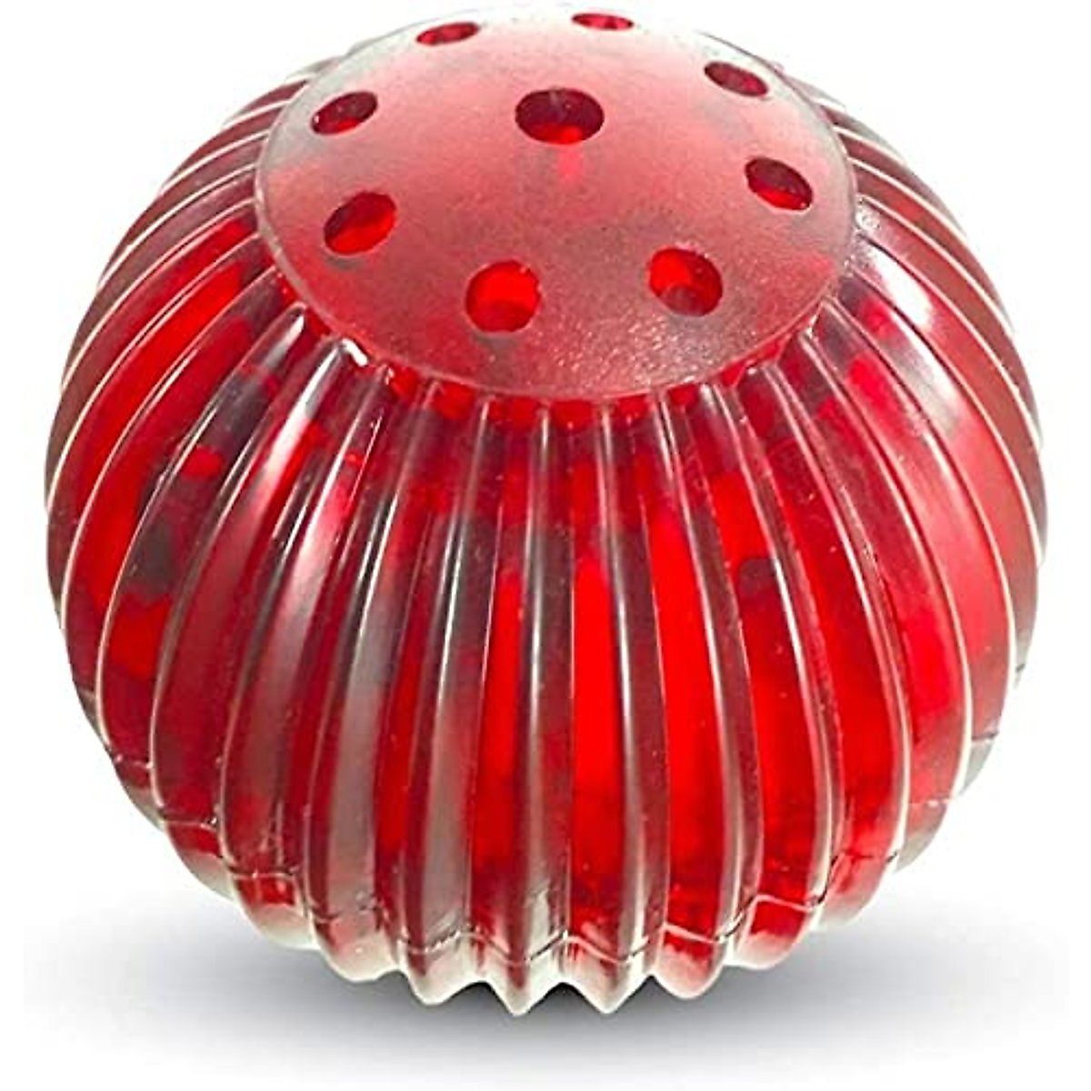 Pet Qwerks Blinky Babble Ball - Flashing Interactive Chew Dog Toy - Small