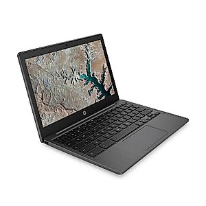 HP Chromebook Laptop11a-na0081cl 11.6 inch Netbook MediaTek MT8183, 4GB RAM, 32GB eMMC Flash MediaTek Graphics, Google Chrome OS Installed, Small & Lightweight Computer Notebook PC, Ash Gray (Renewed)