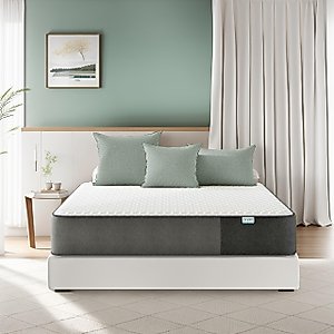 Crystli King Mattress, 10 inch King Memory Foam Mattress in a Box for Sleep Support & Pressure Relief, CertiPUR-US Certified Foam, Medium Firm, Fiberglass Free, Strong Edge Support
