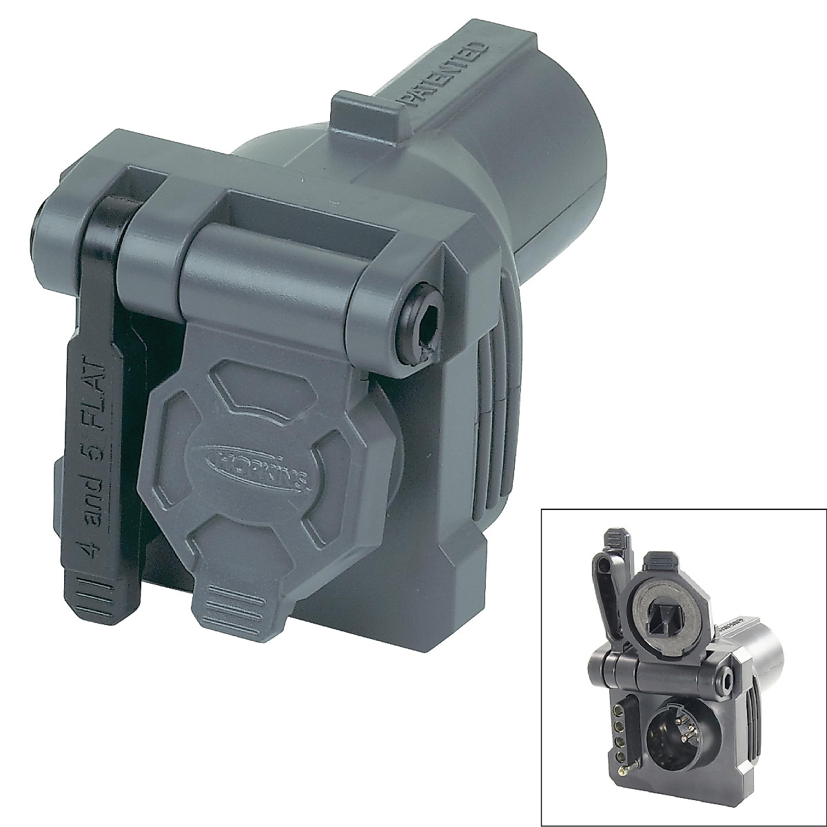 Hopkins 47570 7 Blade to 6 Round, 5 & 4 Flat w/ Quick-Change Plug