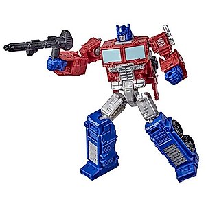 Transformers Toys Generations War for Cybertron: Kingdom Core Class WFC-K1 Optimus Prime Action Figure - Kids Ages 8 and Up, 3.5-inch