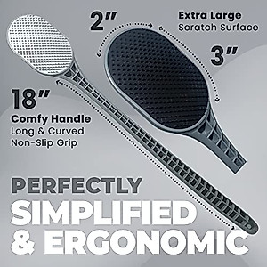 The Ultimate Back Scratcher, Scalp Massager, Back Massager, & Exfoliator - Large Scratch Surface, an All Body Back Scratcher That Gives a Deep Soothing Scratch