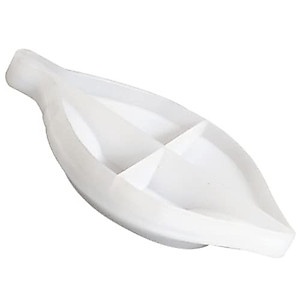 VILLCASE Leaf Saucer Mold Resin Coasters Crystal Decor Hand Mold Resin Plate Moulds DIY Resin Molds Dish Making Molds Epoxy Tray Mold DIY Tray Mold Tray Silicone Mold Silica Gel White Fruit