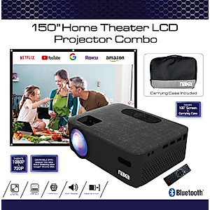 Naxa NVP-2001C LCD Projector - 16:9 - Black