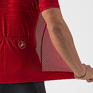 Castelli Insider Jersey - Men's Dark Red, M