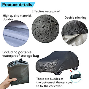 Large Kids Ride-On Toy Car Cover, Outdoor Wrapper Resistant Protection for Electric Battery Powered Children Wheels Toy Vehicles-Universal Fit, Water Resistant, UV Rain Snow Protection (black)