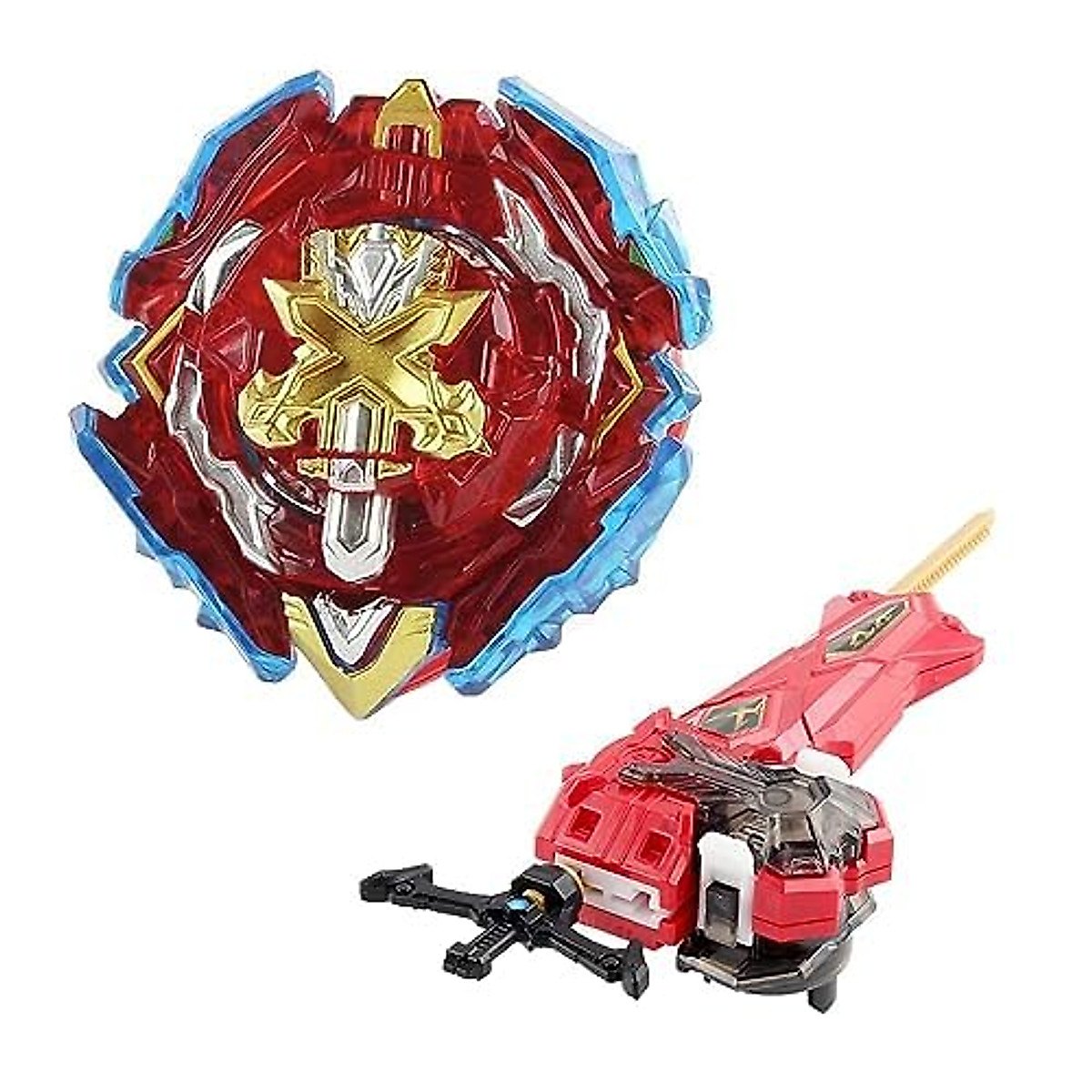 Battling Tops Burst Battle B-188 Guilty Longinus Kr MDS-2 Gyro Toys for Kids with B-184 Custom Bey Launcher (B-200)