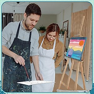 Sherr 12 Pcs Pre Drawn Canvas Pre Printed Canvas Set for Adults Cute Printed to Paint Set Theme Painting for Valentine Party Favor(Landscape)