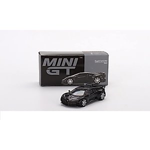 Truescale Miniatures Bugatti Centodieci Black Limited Edition 1/64 Diecast Model Car by True Scale MGT00466