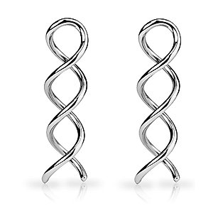 Pierced Owl 10-14GA 316L Surgical Steel Swirl Twist Taper Earrings, Sold as a Pair (10GA (2.4mm))