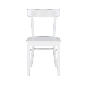 Linon Dayleen White Wooden Dining Chairs, Set of 2 Fully Assembled