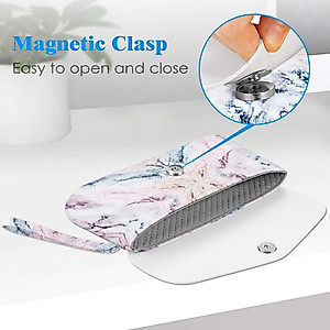 Fintie Carrying Case for Nintendo Switch Lite 2019 - Portable Travel Bag Protective Sleeve Pouch w/ Side Pocket, Game Card Slots, Holding Strap for Nintendo Switch Lite and Accessories, Marble Pink