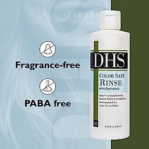 Person & Covey DHS Color Safe Rinse hair dye protection – fragrance free conditioner, conditioner for colored hair, hair care products for women and men