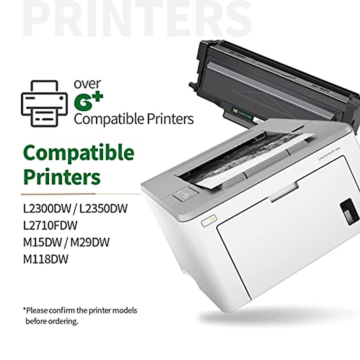 JINTUM Compatible TL-660 Toner Cartridge Replacement for Pantum TL-660 TL-630 Work with DL730 for Pantum L2300DW L2350DW L2710FDW M15DW M29DW M118DW Series Printer (1 Black)