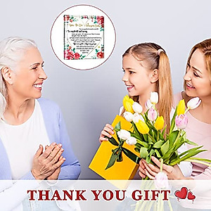 Acrylic Christian Gift for Women Friendship Gift Thank You Gift Inspirational Gift Easter Gift Cardinal Gift for Her Crystal Table Decor Office Desk Sign (Flower Style)