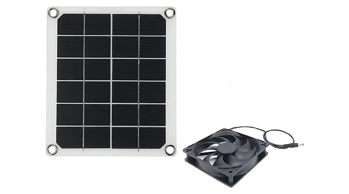 Multipurpose Solar Panel Fan Kit for Outdoor Use
