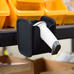 ARKON Mounts Universal Barcode Scanner Holder | Tough Polyester Construction | Zinc Alloy Plates for Longevity | 4-Hole AMPs Mount | Designed for Fulfillment Centers, Warehouses, and More | SPHLSTR