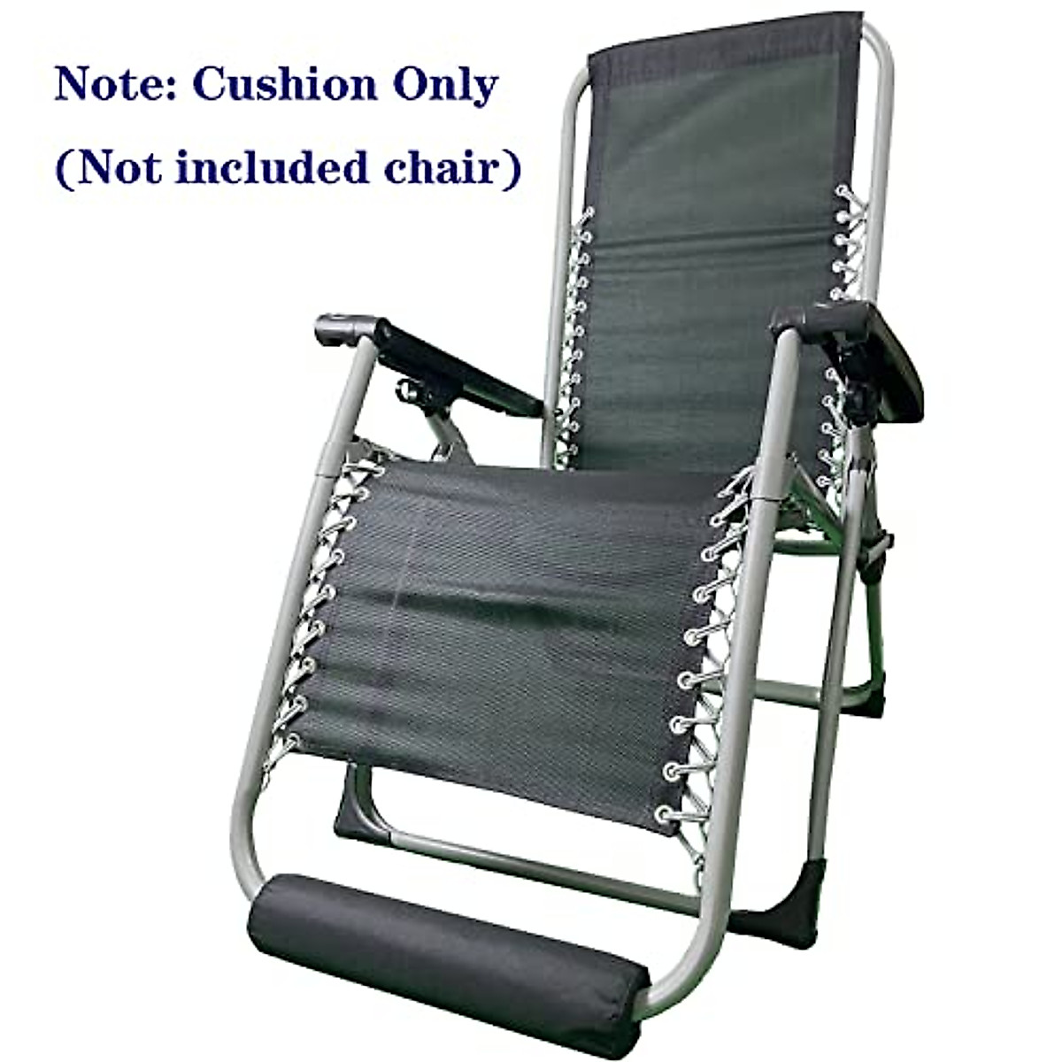 Zero Gravity Chair Cushion for Foot Rest, Universal Folding Loungers Anti Gravity Recliners Outdoor Chaise Patio Lawn Camping Chairs Footrest Padding for Outside