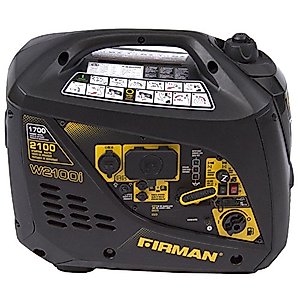 Firman WO1781 Whisper Series 1700/2100 Watt Inverter Generator, Yellow