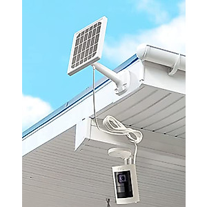 2 Pack Solar Panel for Ring Camera, Ring Camera Solar Panel Charger for Stick Up Cam Battery & Spotlight Cam Battery(No Camera)