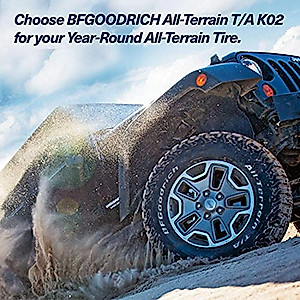 BFGoodrich All Terrain T/A KO2 Radial Car Tire for Light Trucks, SUVs, and Crossovers,31x10.50R15/C 109S