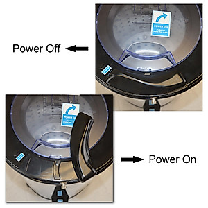 Panda 3200 RPM Portable Spin Dryer – 22lbs Capacity, Stainless Steel Drum & Outer Case, 110V – Stylish Silver Finish