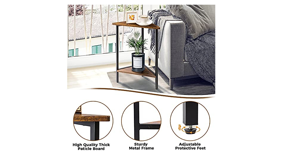 Stylish Small Corner Table for Limited Spaces