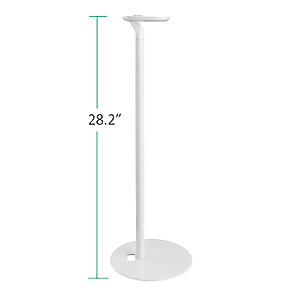 ynVISION.DESIGN Fixed Height Floor Stands Compatible with Sonos One, One SL, and Play:1 Speaker | 2 Pack | YN-ONE Pair (White)