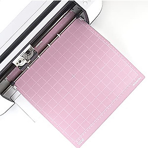 RIZEE FabricGrip Cutting Mat for Cricut Maker/Explore Air 2/Air/One (12"x24" 3 Mats) Adhesive Sticky Pink Quilting Cricket Replacement Cut Mats
