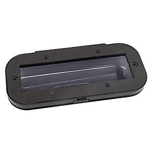 Belva BMRC1B Flip-Up Black Water-Resistant Marine Radio Cover/Radio Splash Guard