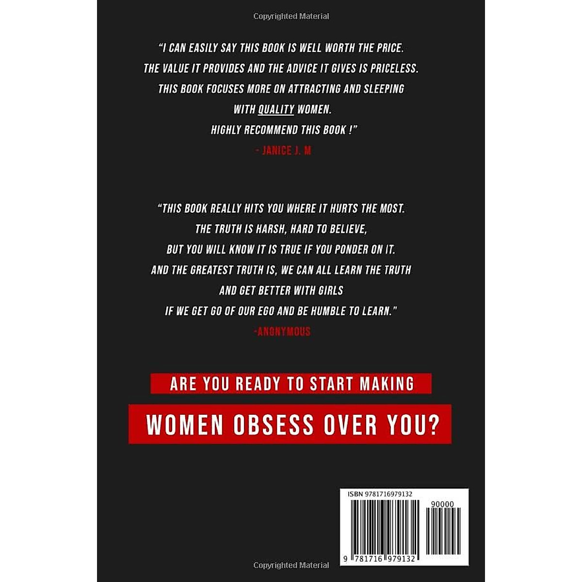 Chase: The Simple Step-by-Step Formula For Making Woman Obsess Over You, The Ultimate Dating Book For Men (Restricted Edition)