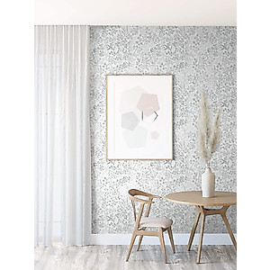 Heroad Peel and Stick Wallpaper Contact Paper Floral Wall Paper Removable Wallpaper Self Adhesive Stick on Wallpaper Boho Leaf Contact Paper for Cabinet Drawer Liner Waterproof Vinyl Roll 15.5''x118''