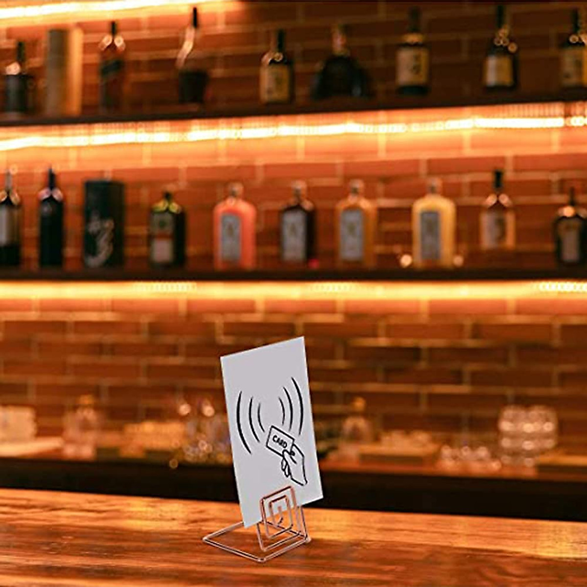 ELANE 18 Pcs Mini Place Card Holders,Wedding Table Number Holders Picture Holder Stand,Table Place Card Holders