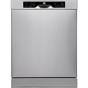RCA RZ0842 Front Control-Built in FULLSIZE Dishwasher, 57 DBA, Stainless Steel, 24” WIDE, Stainless
