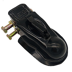 YEOPGYEON Adjustable Trailer Coupler 2-5/16" Ball,Trailer Coupler Capacity 14000 lbs, Black