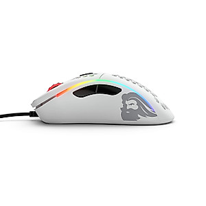 Glorious Model D Gaming Mouse, Matte White (GD-White) (Renewed)
