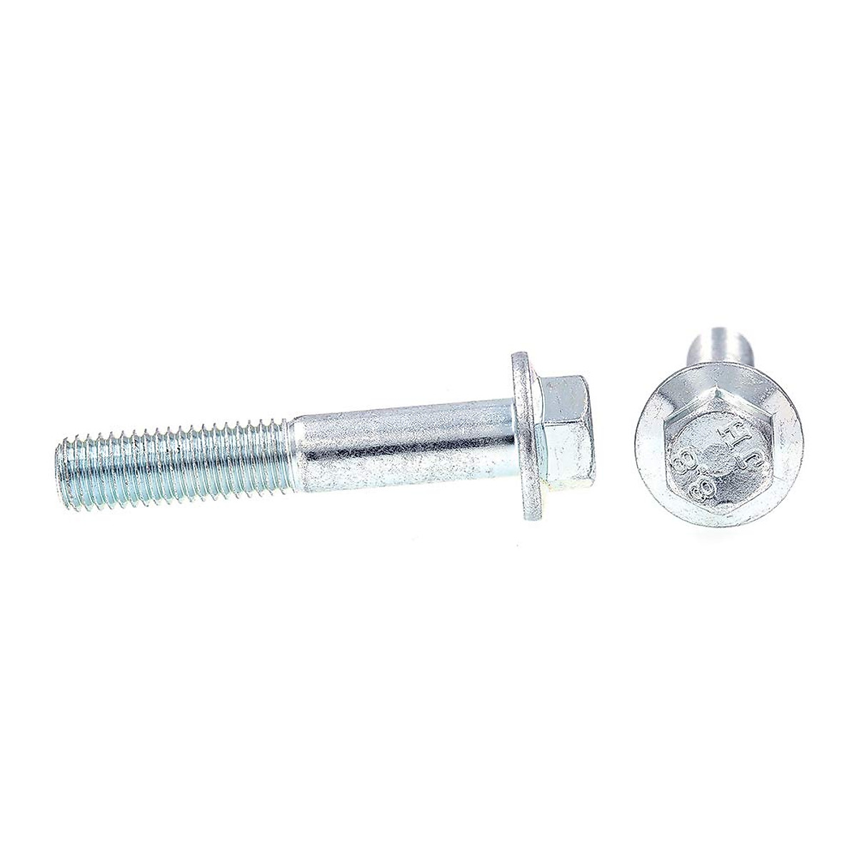 Prime-Line 9089810 Flange Bolts, Class 8.8 Metric, M12-1.75 X 70MM, Zinc Plated Steel (10 Pack)