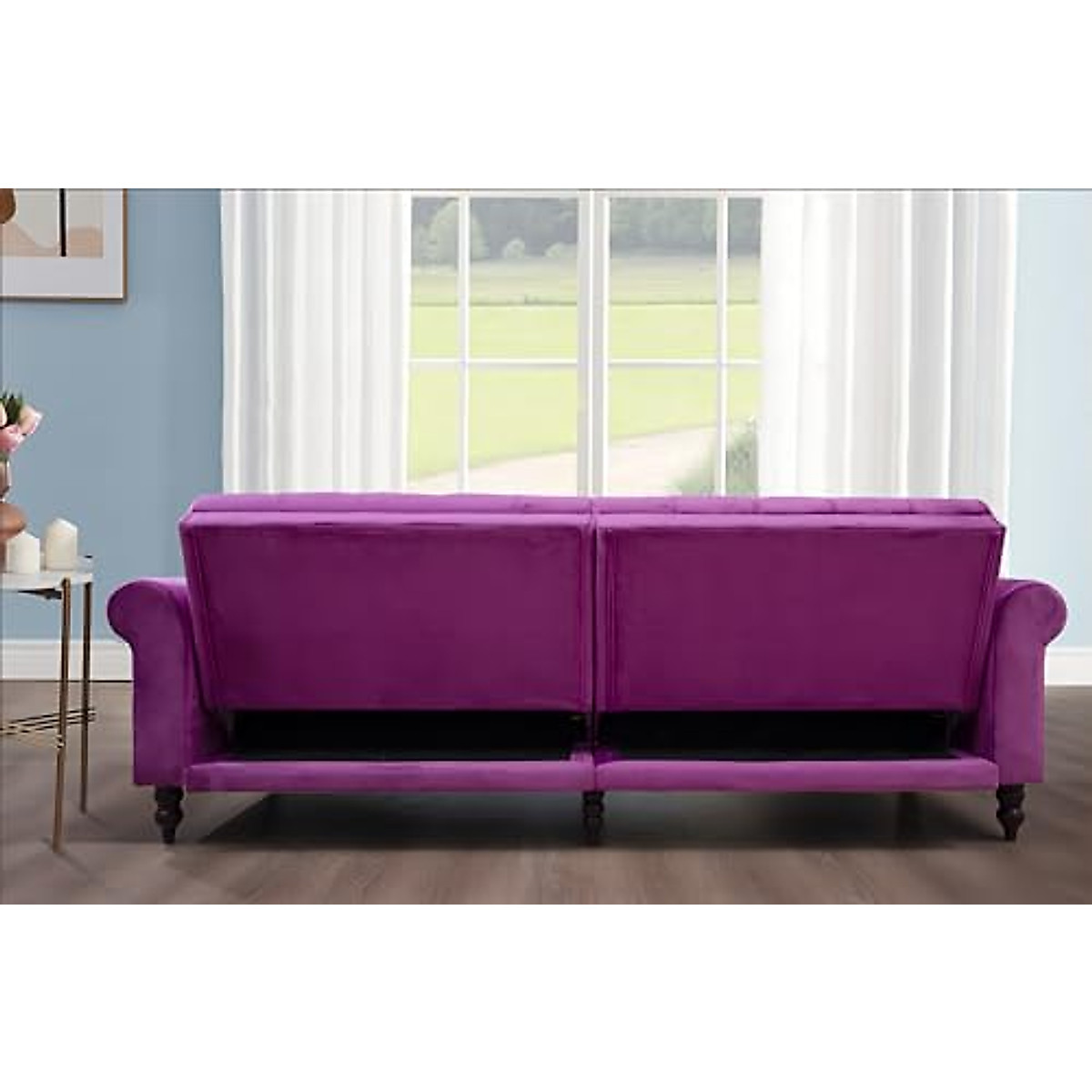 Legend Vansen Bed, Sleeper, Sofa, Futon, Violet