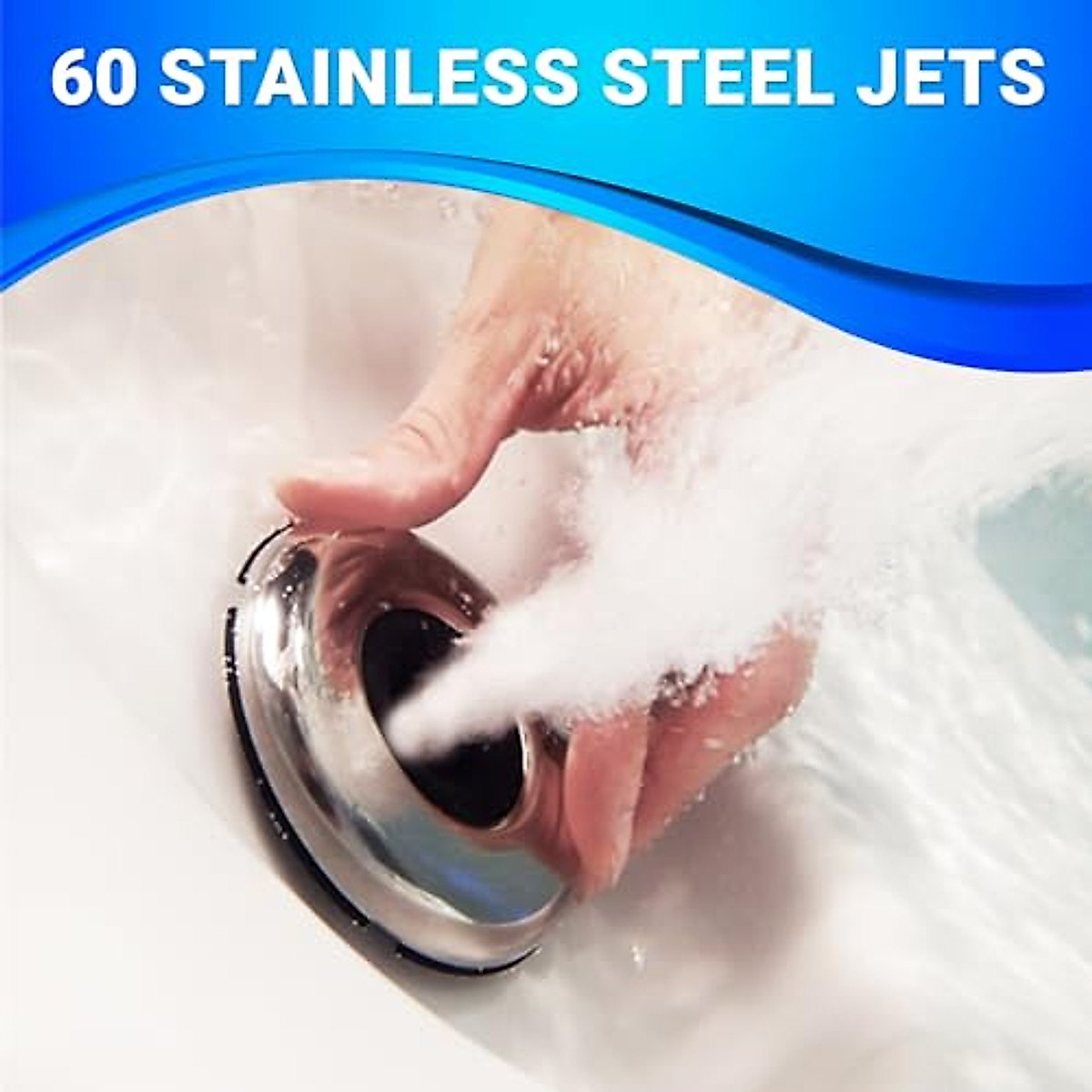 Essential Hot Tubs - Select Series 60-Jet 6-Person 2023 Lounger with Adjustable Massage Features, 240V, Grey Sterling Silver